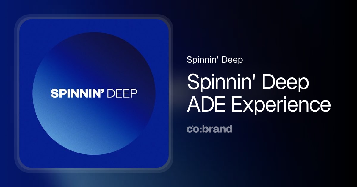Spinnin' Deep ADE Experience