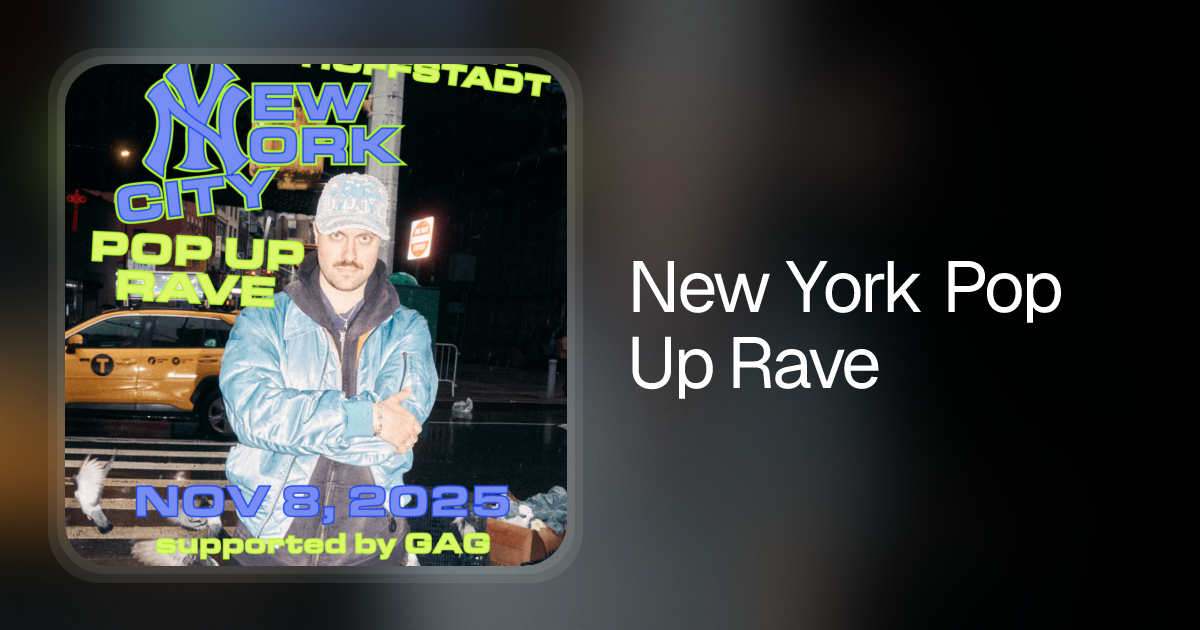 New York Pop Up Rave