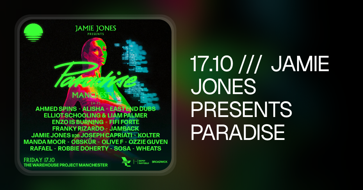 17.10 /// JAMIE JONES PRESENTS PARADISE